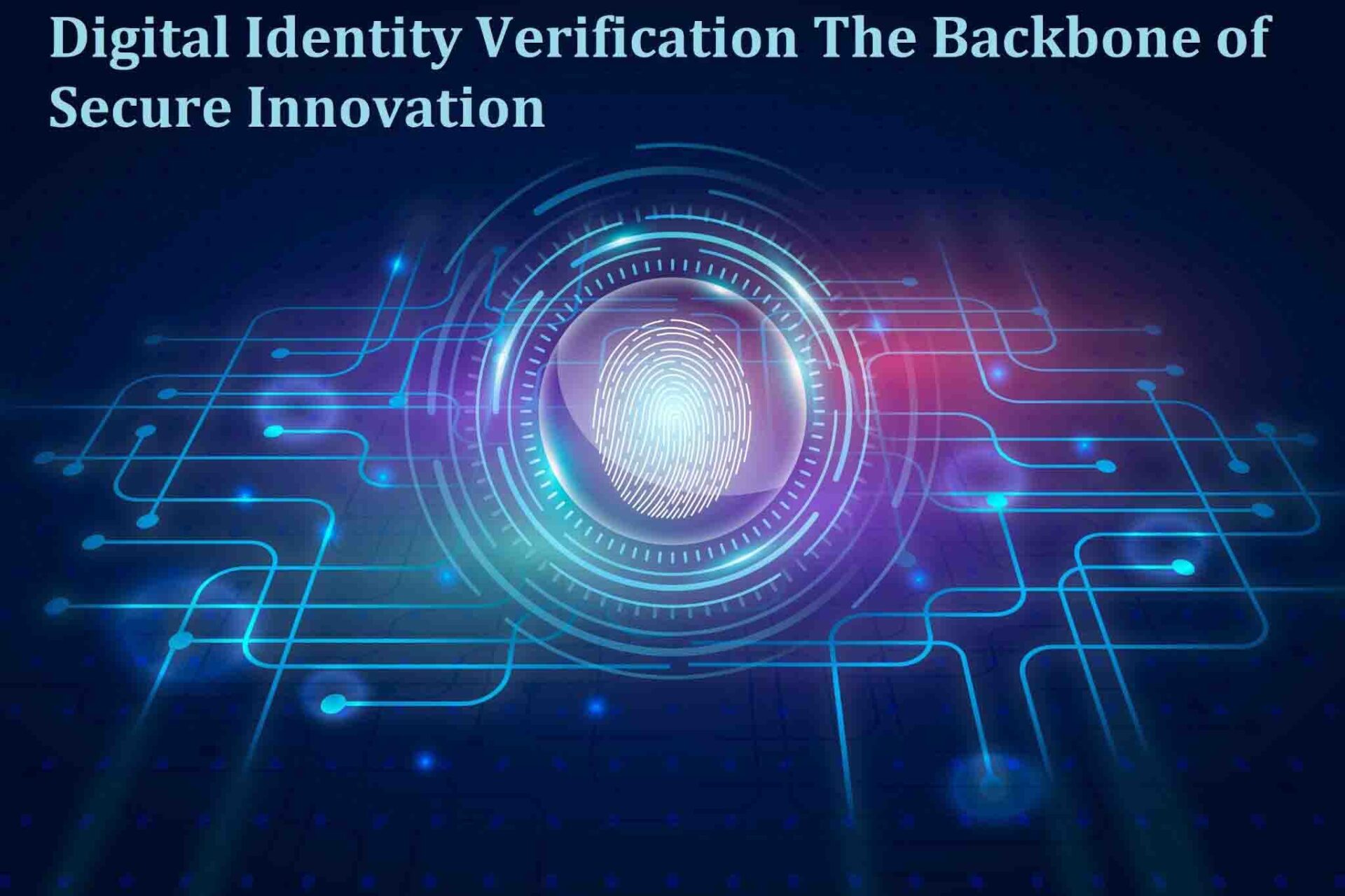 Digital Identity Verification: The Backbone of Secure Innovation ...